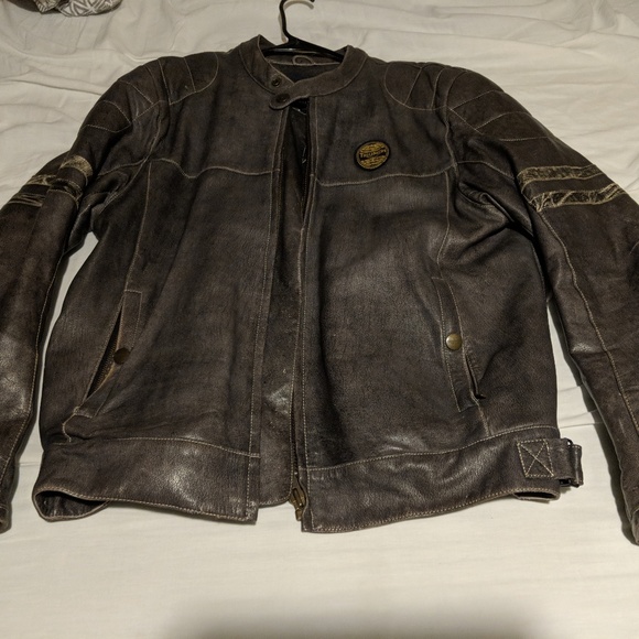 Triumph Motorcycle | Other | Rare Retro Triumph Leather Motorcycle ...
